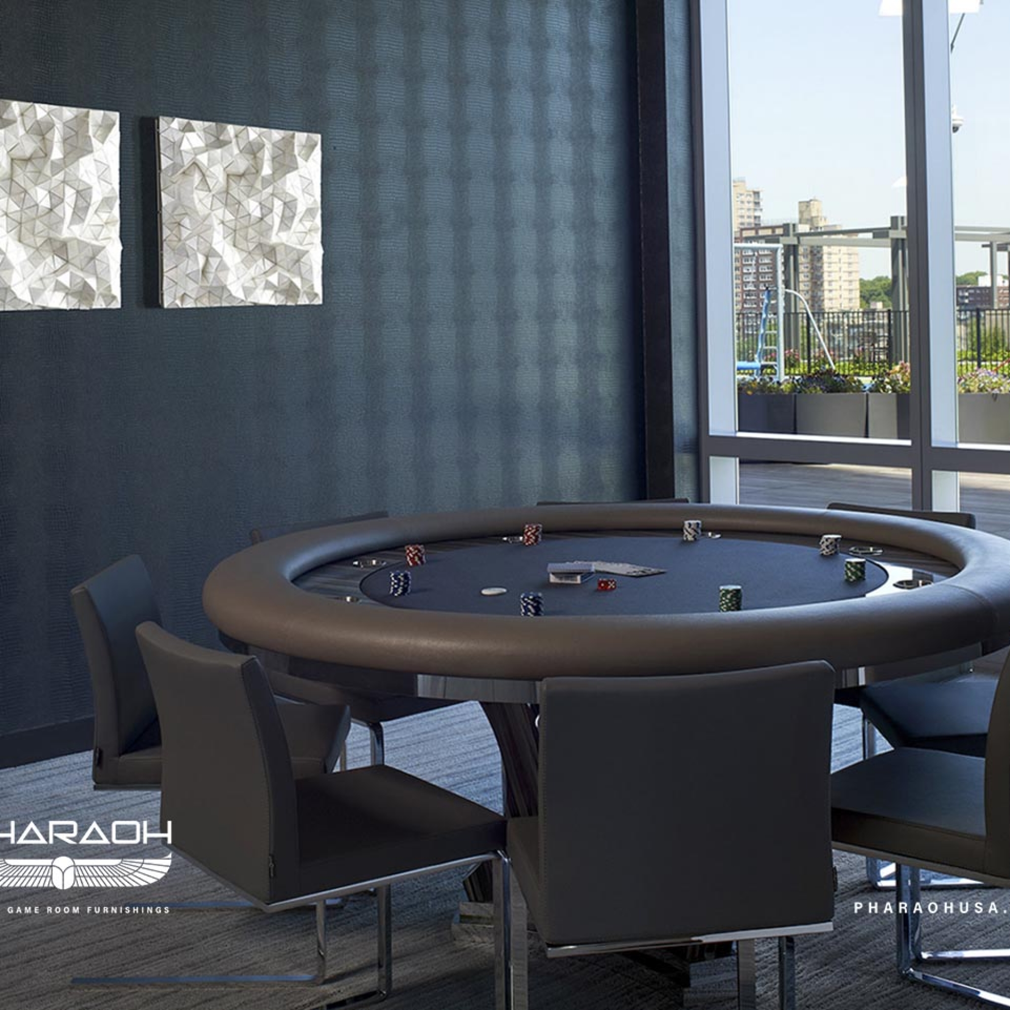 ROUND POKER TABLES - Pharaoh USA